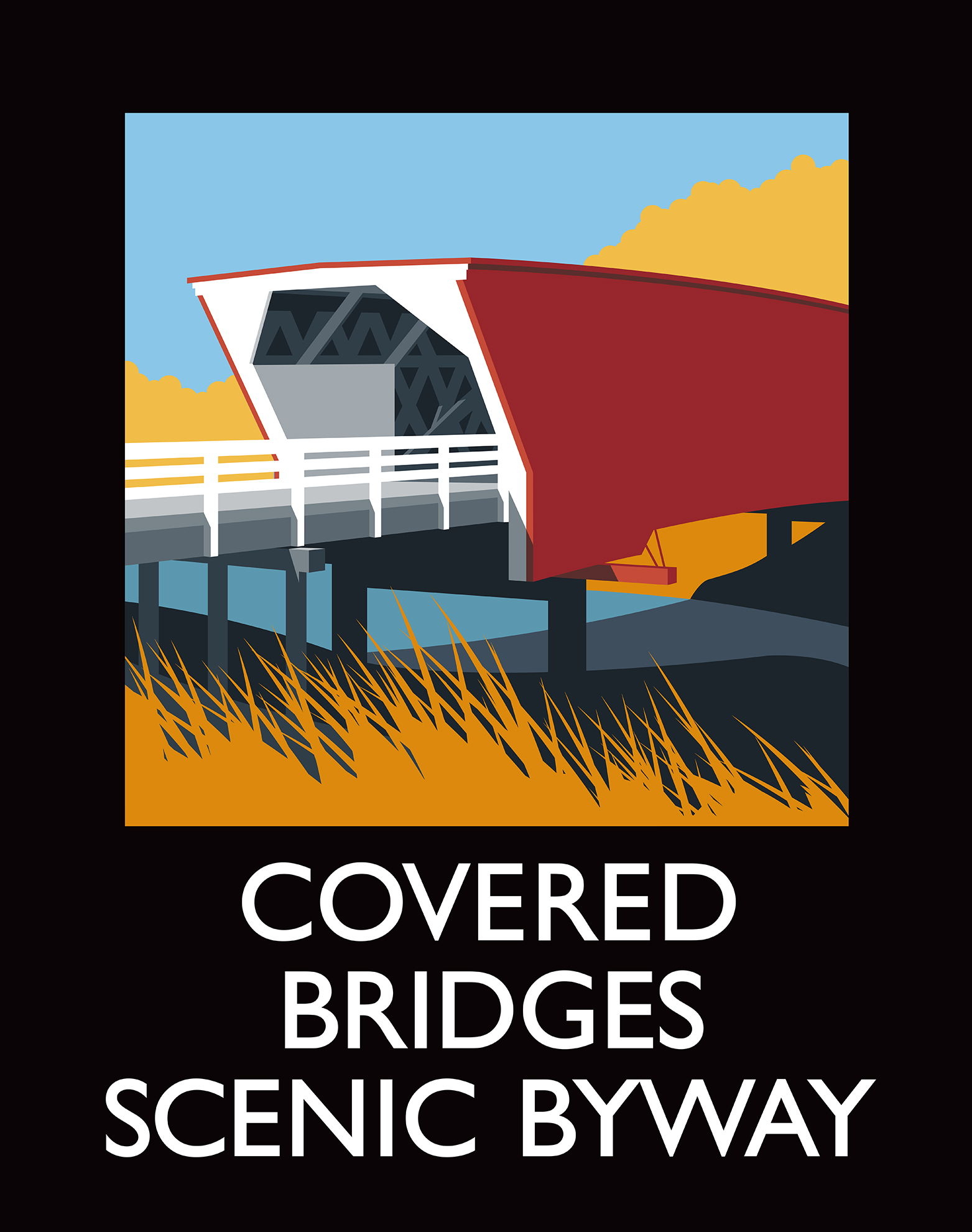 Covered Bridges Scenic Byway: Iowa Tourism Map, Travel Guide, Things to ...