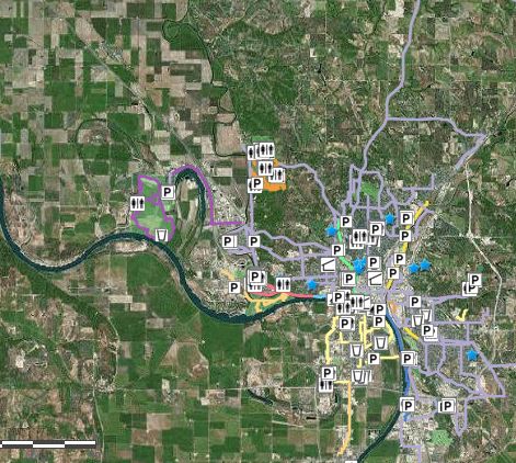 Sioux City Riverfront Trail: Iowa Tourism Map, Travel Guide, Things to ...