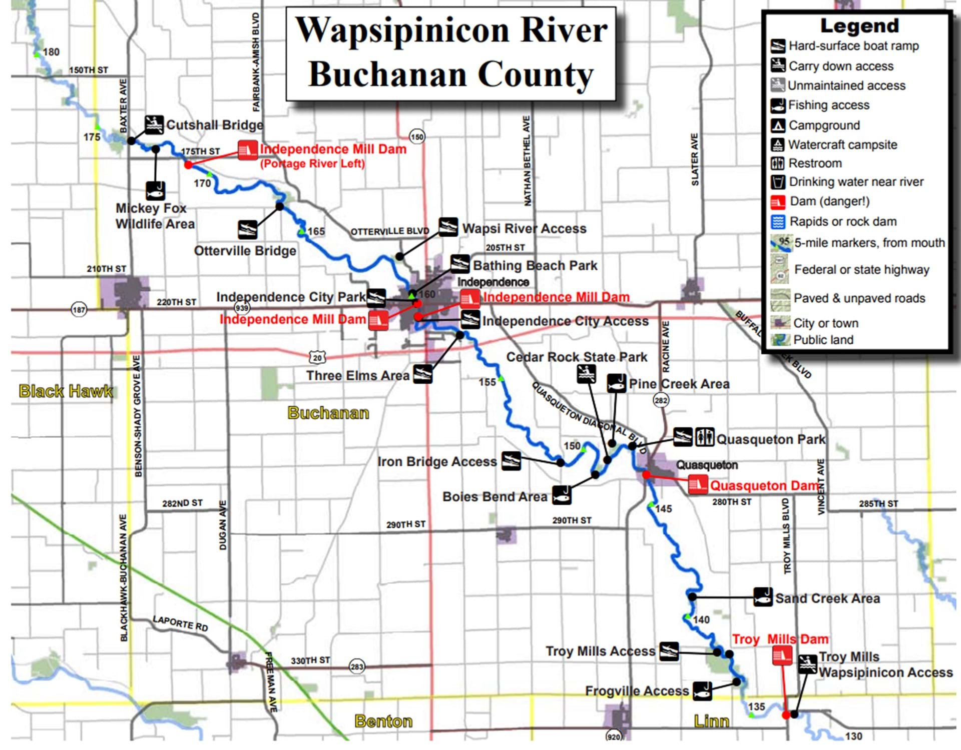 Wapsipinicon River Water Trail - Buchanan County | Water Trail | Travel ...