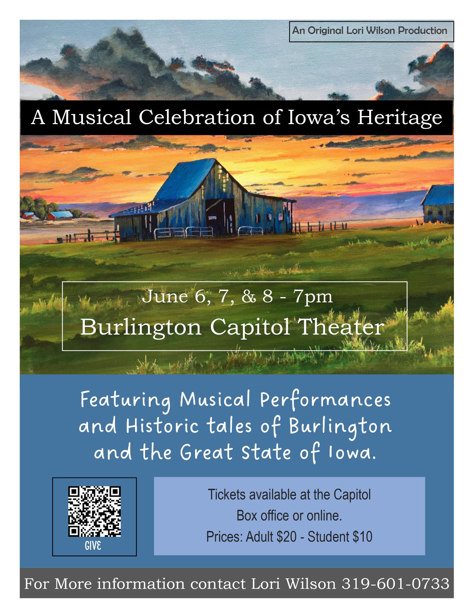 A musical Celebration of Iowa's He | Burlington, Iowa | Travel Iowa
