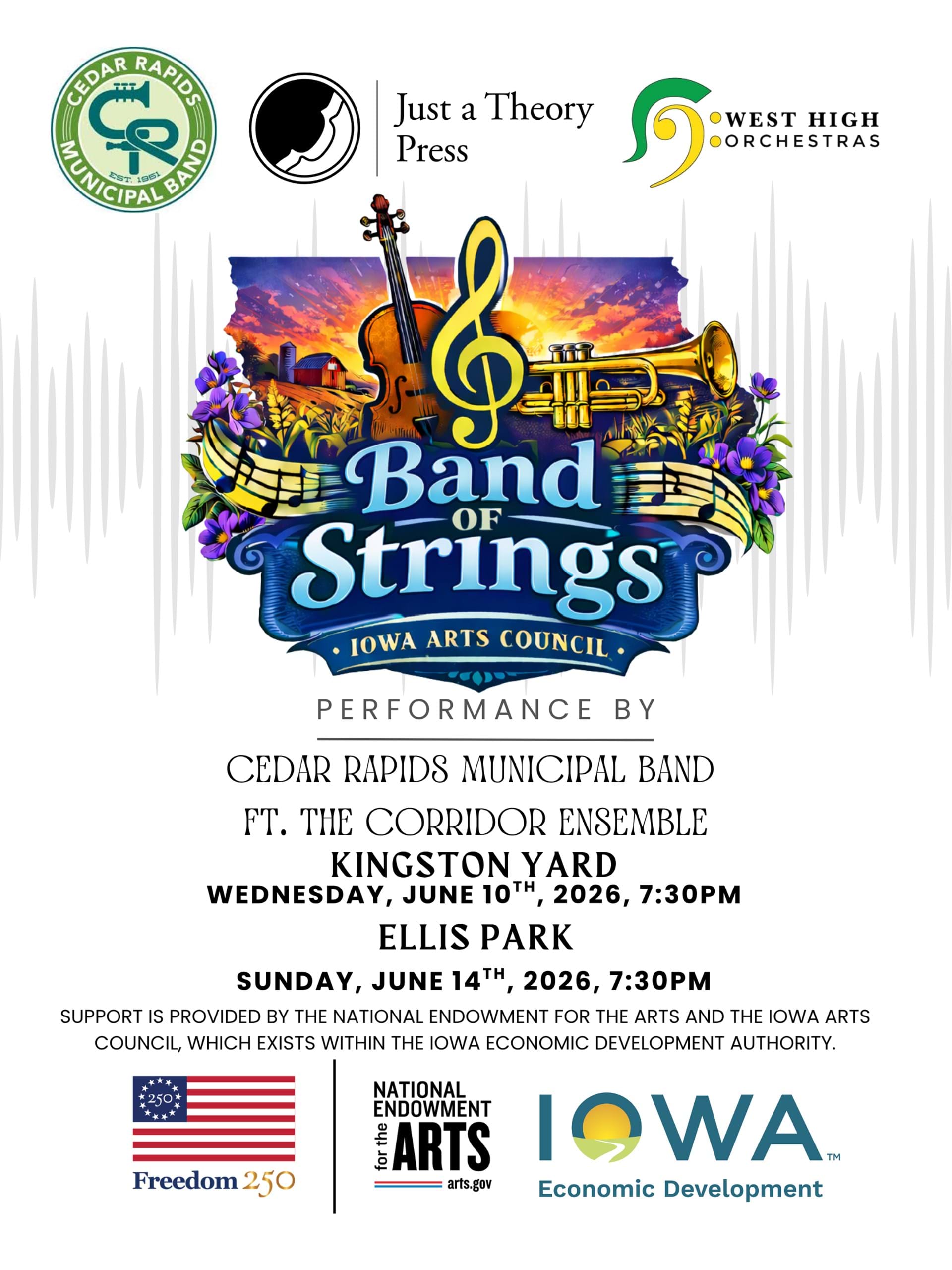 Band of Strings 6/14/2026 | Cedar Rapids, Iowa | Travel Iowa