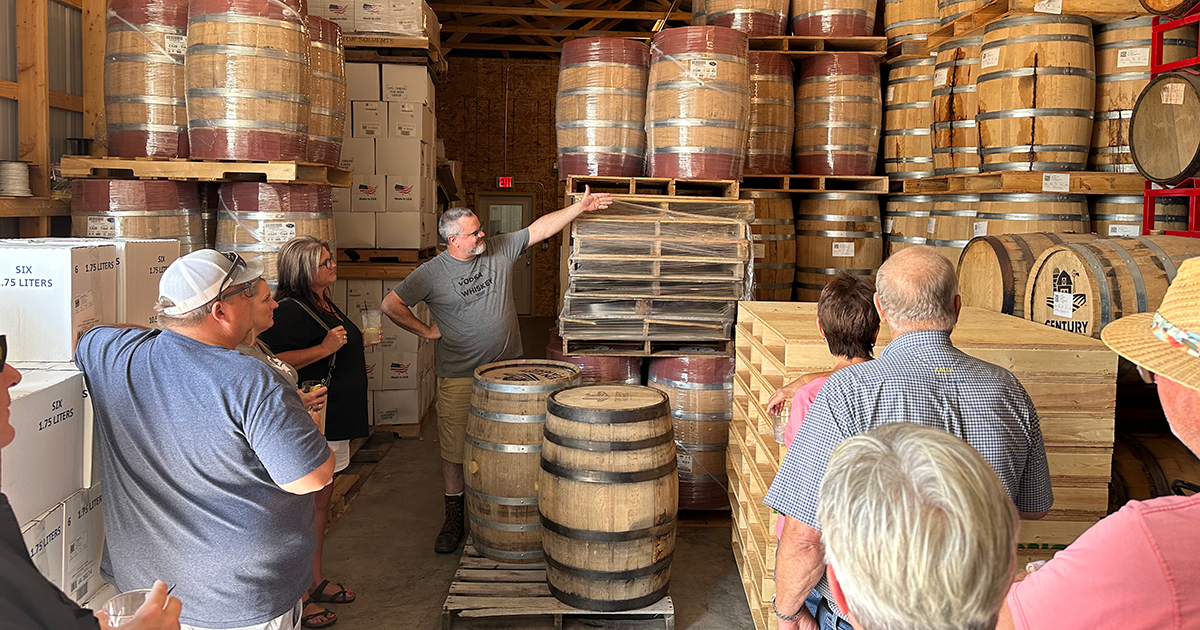 Get Behind the Scenes at Century Farms Distillery