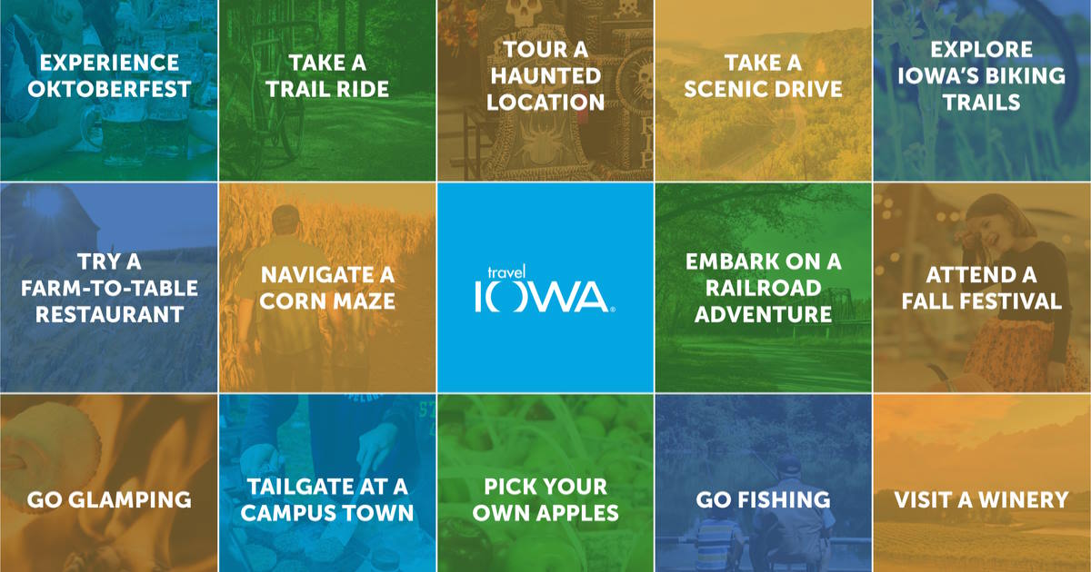 Fall Activity Bingo | Travel Iowa