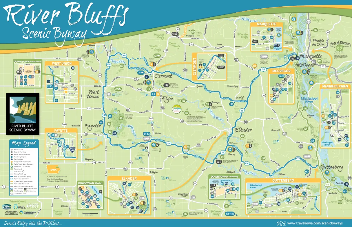 The Best Fall Drives in Iowa's Driftless Area