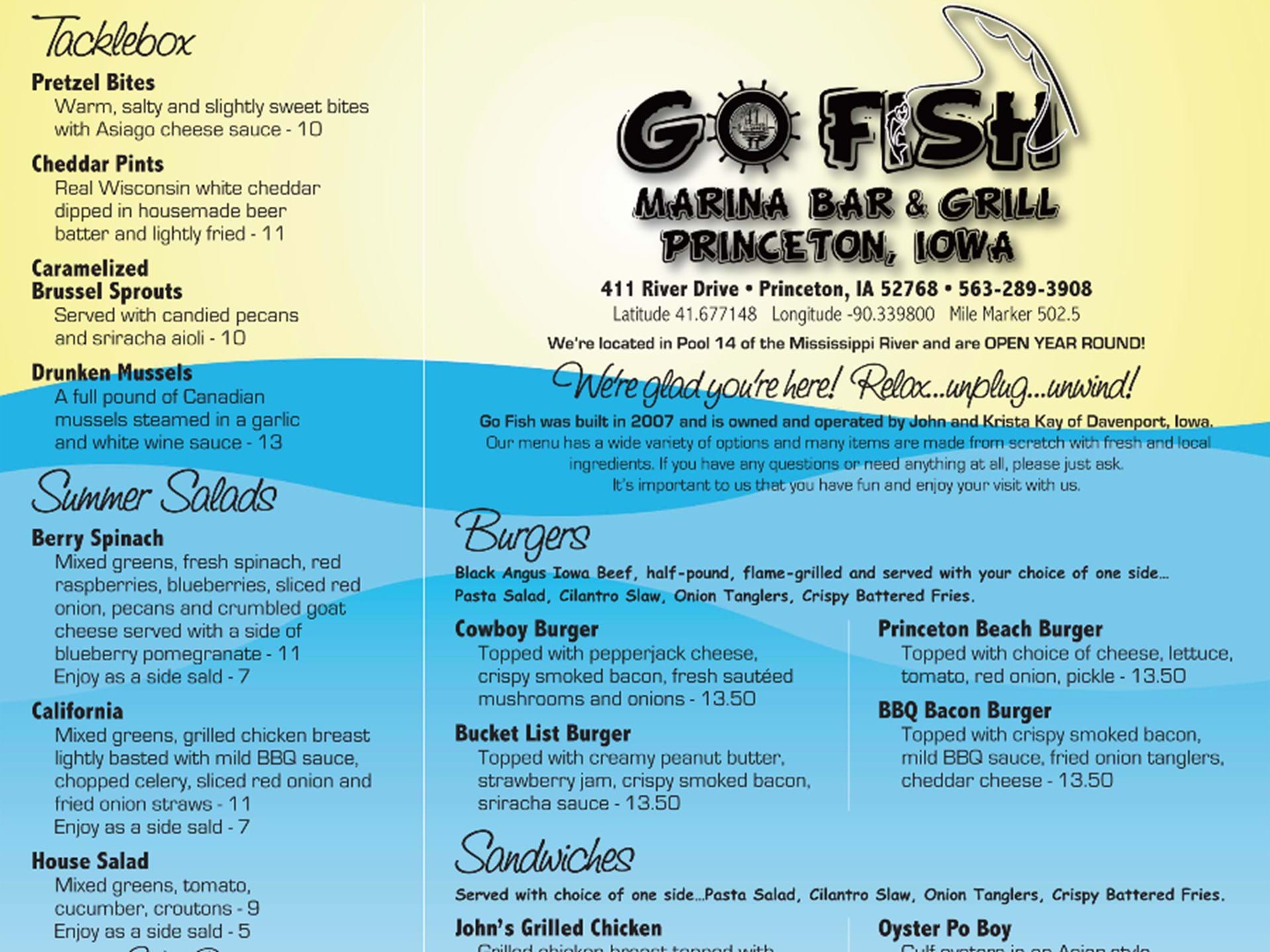 Go Fish Marina Bar and Grill | Princeton, Iowa | Travel Iowa