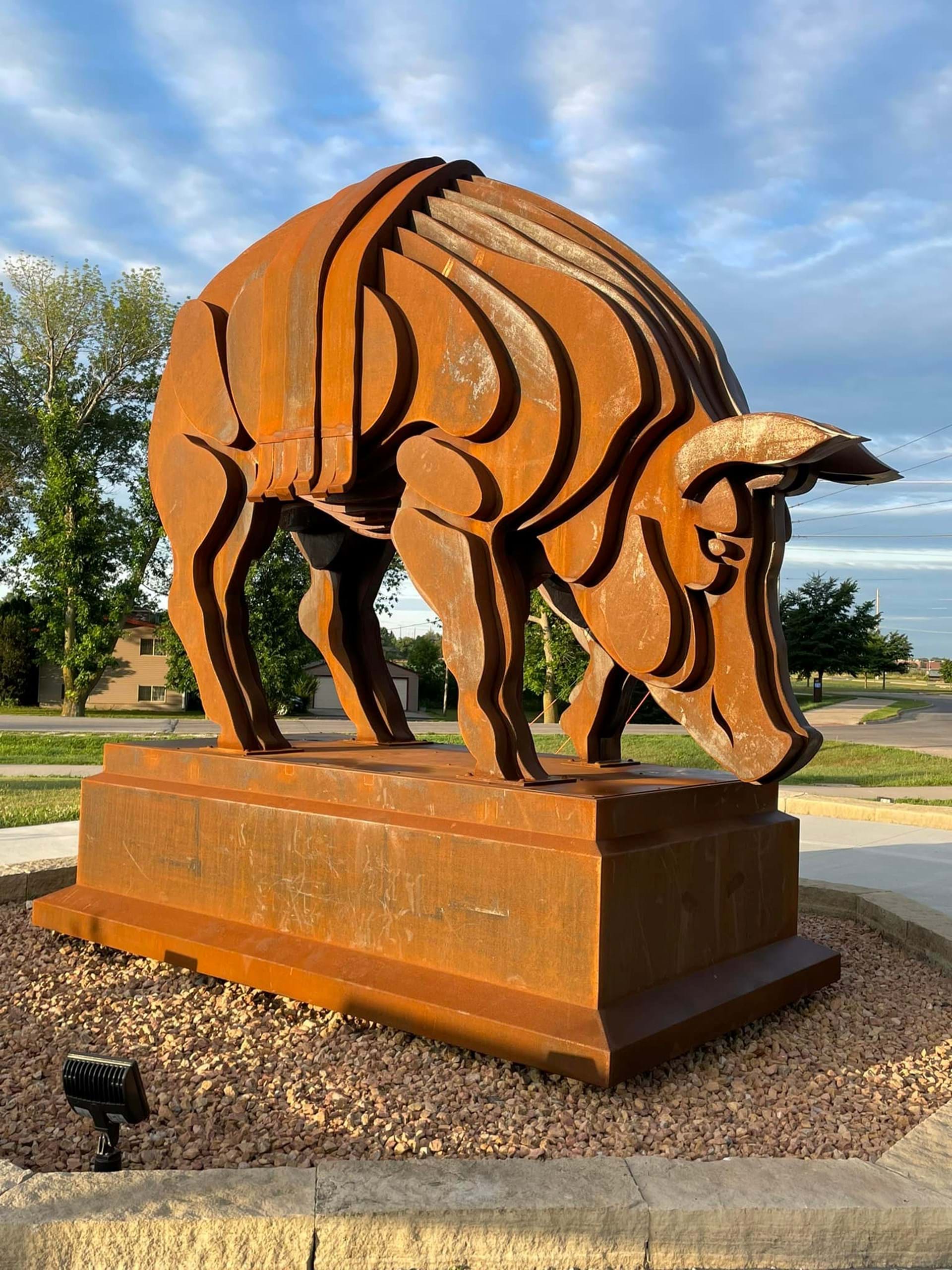 Floyd of Rosedale Statue | Fort Dodge, Iowa | Travel Iowa