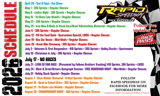 Rapid Speedway | Rock Rapids, Iowa | Travel Iowa