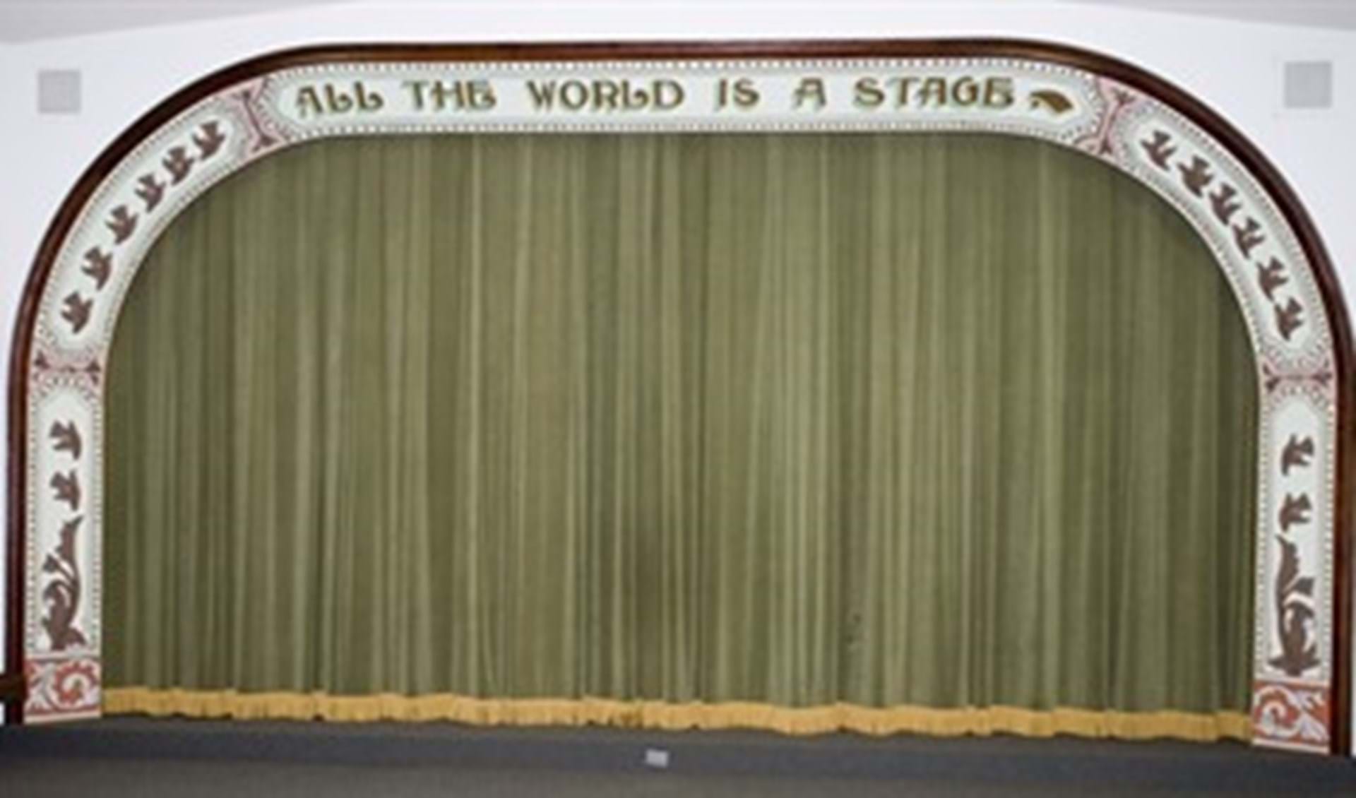 Brown Opera Block Stage Paintings | Riceville, Iowa | Travel Iowa