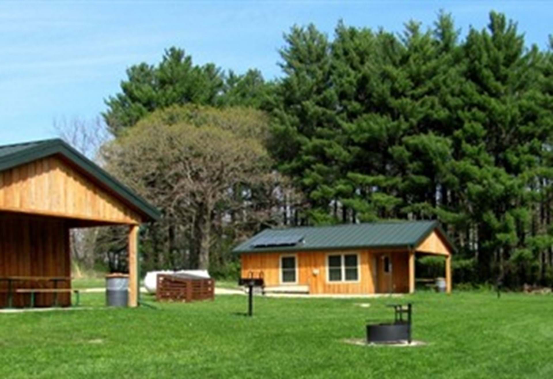 Sustainable Living Cabins at Fontana Park | Hazleton, Iowa | Travel Iowa