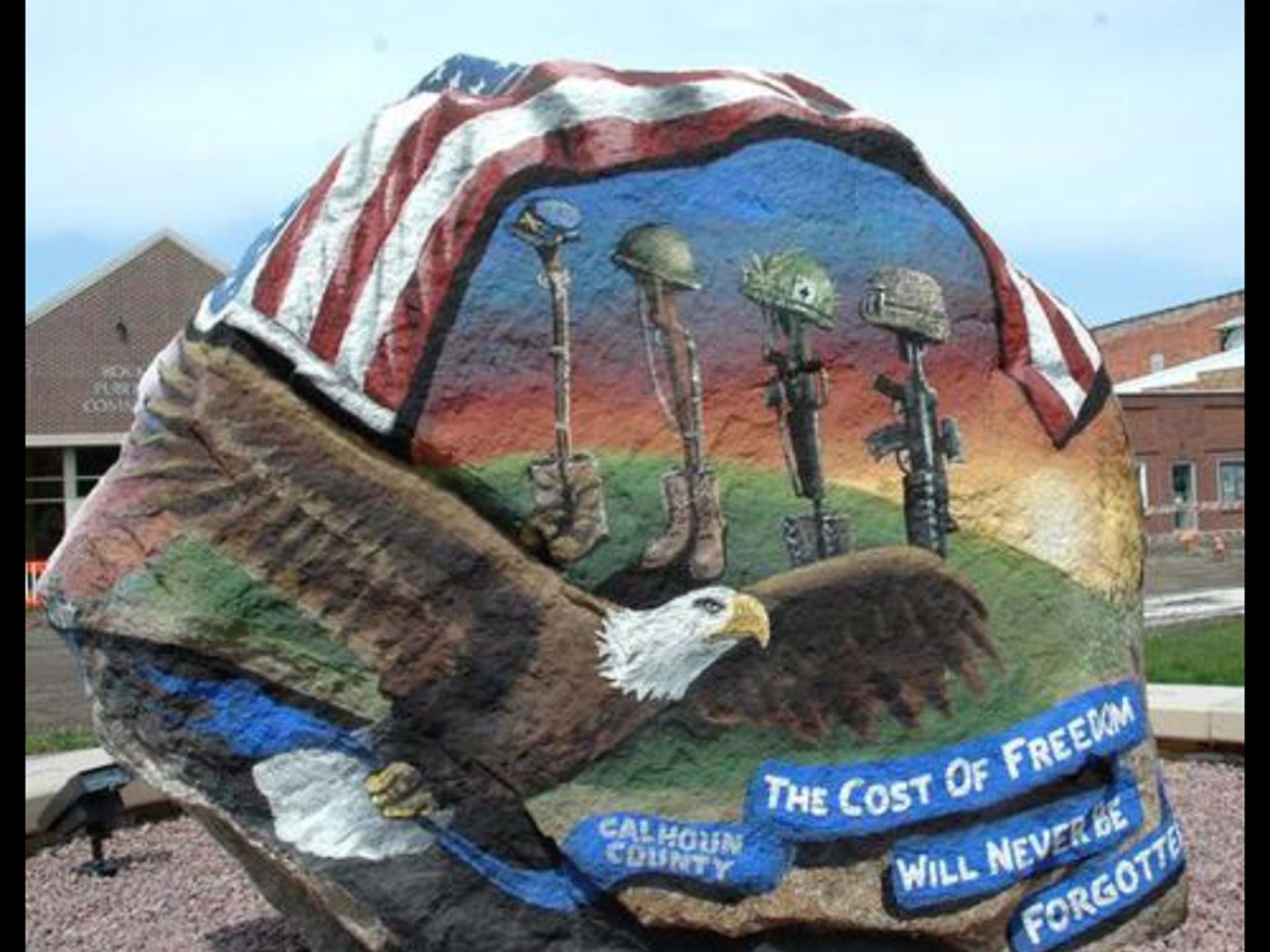 Calhoun County Freedom Rock | Rockwell City, Iowa | Travel Iowa