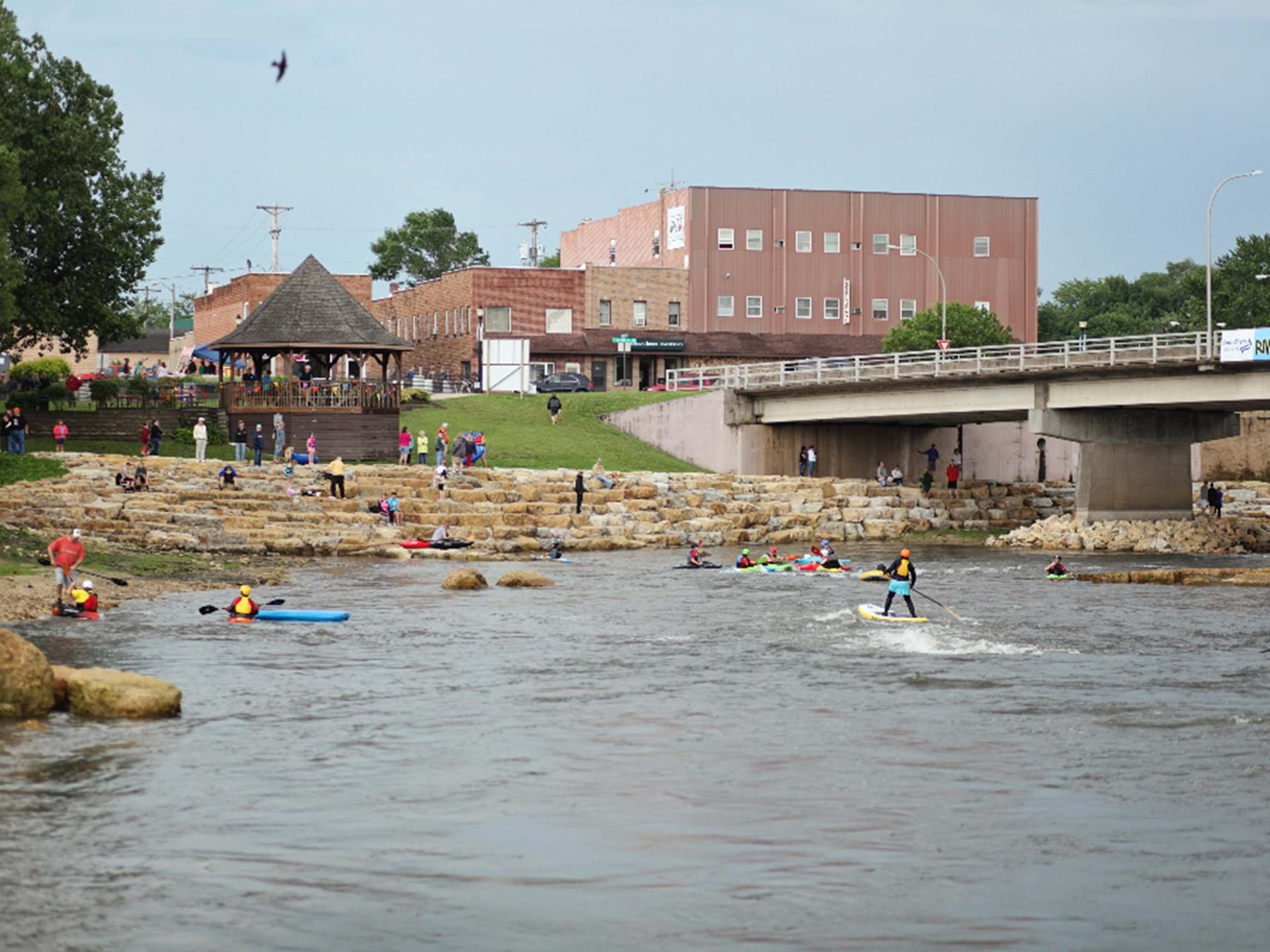 Manchester Whitewater Park | Manchester, Iowa | Travel Iowa