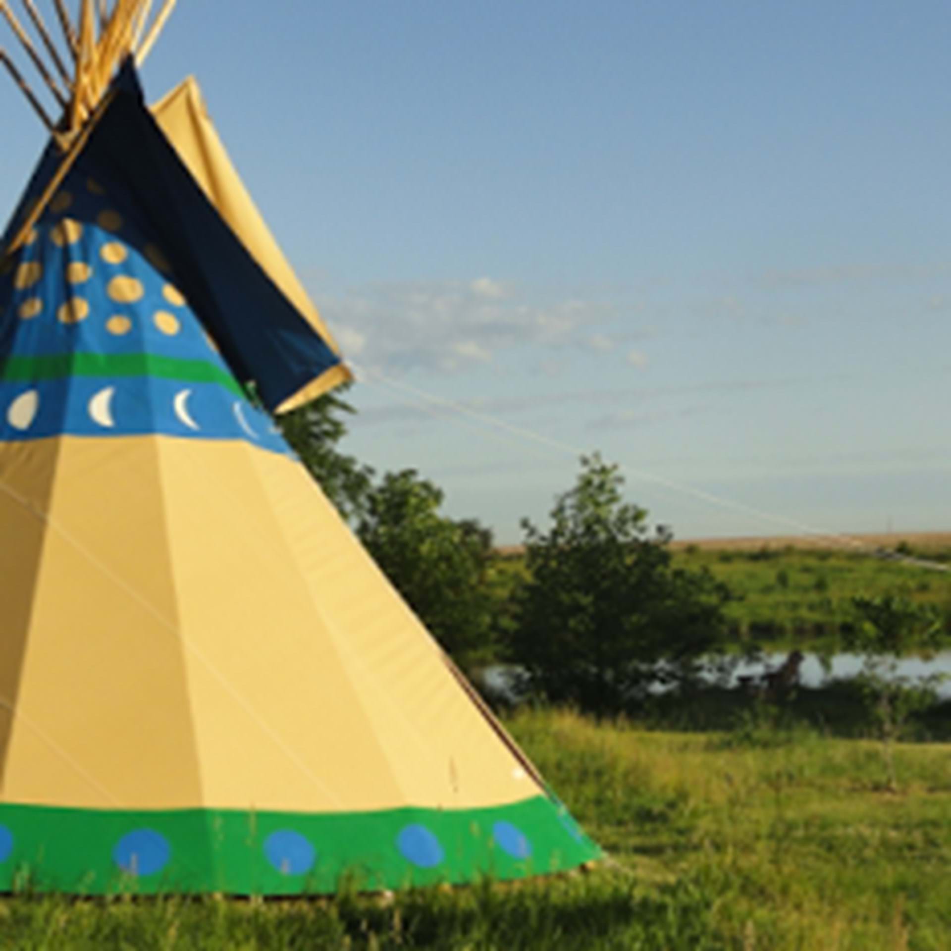 Adventures in Tipi Camping At Walking Stick Adventures Farm ...